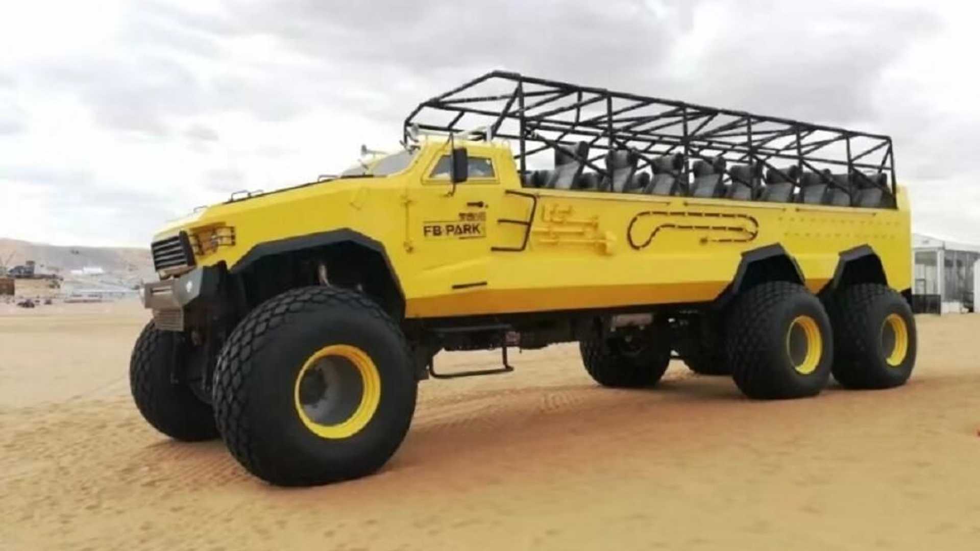 Este monstro 6x6 com 23 lugares está à venda | Automais