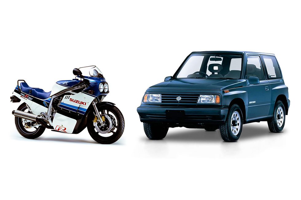 Suzuki presta homenagem a dois dos seus maiores ícones dos anos 80 ...