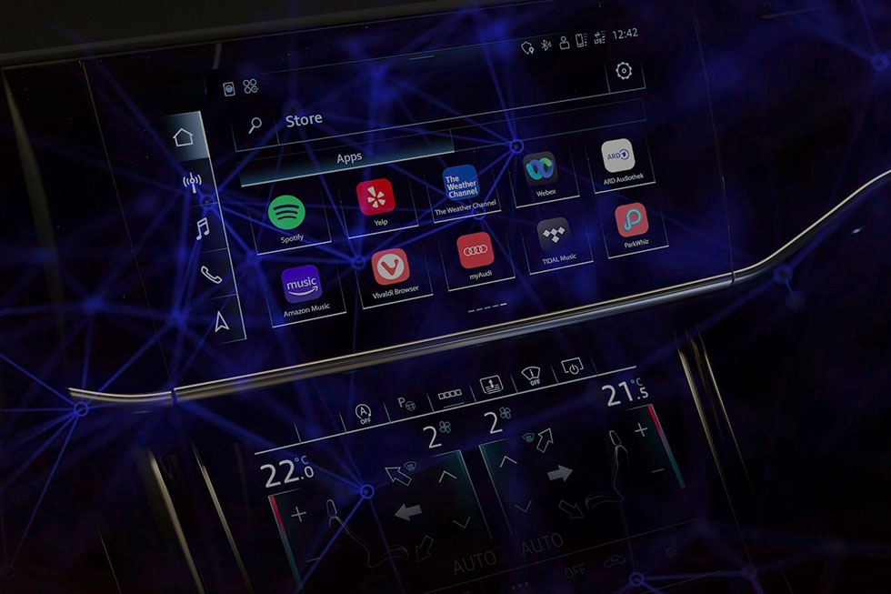 Audi vai disponibilizar uma nova loja de aplicações, acessível através ...