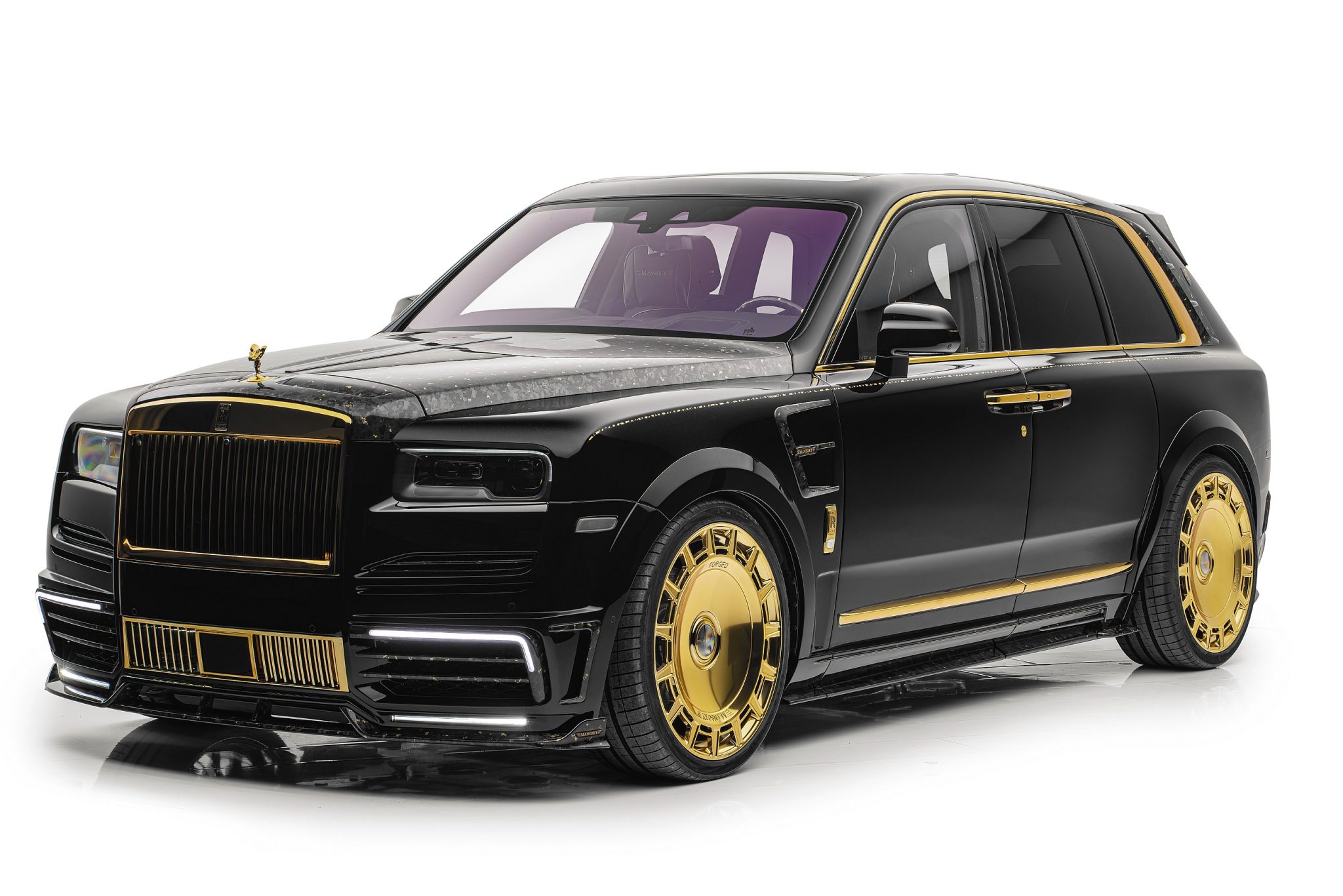Mansory Linea D’oro e Linea D’arabo: Rolls-Royce Cullinan com um toque ...